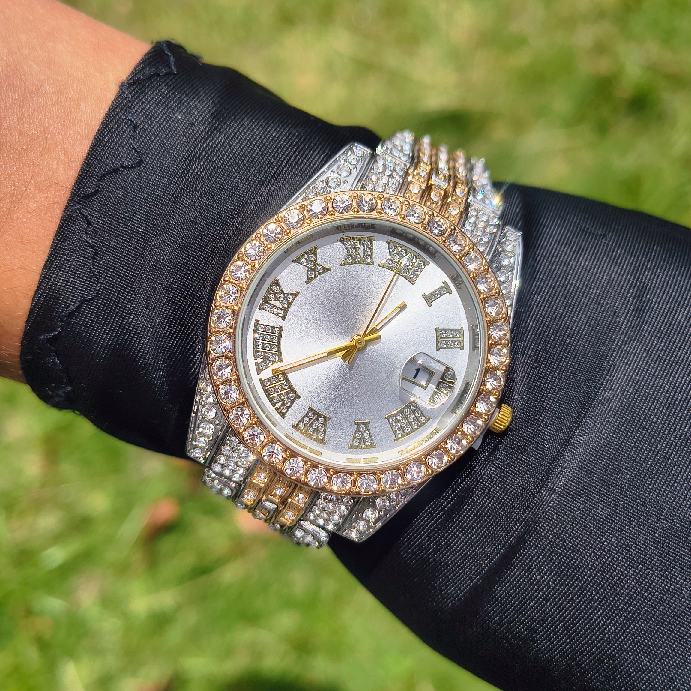 Reloj Cubano Imperial Plateado – Golden Hour Colombia