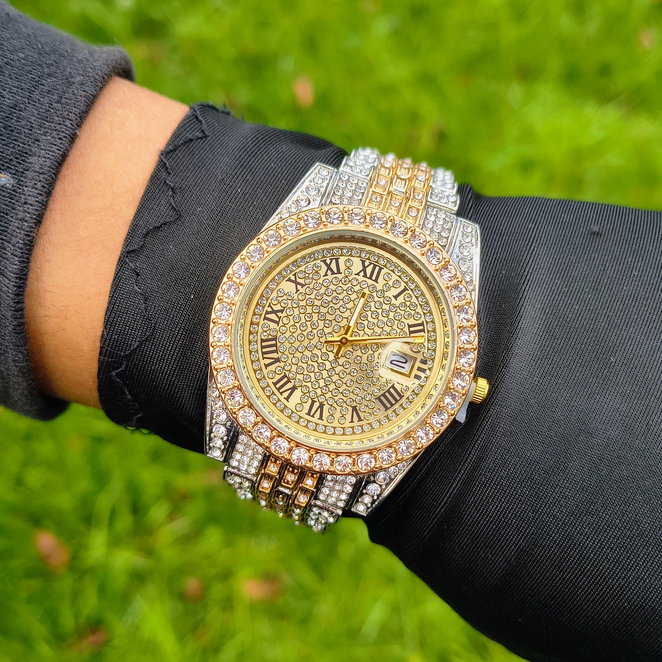 Reloj Cubano Imperial Dorado Premium – Golden Hour Colombia